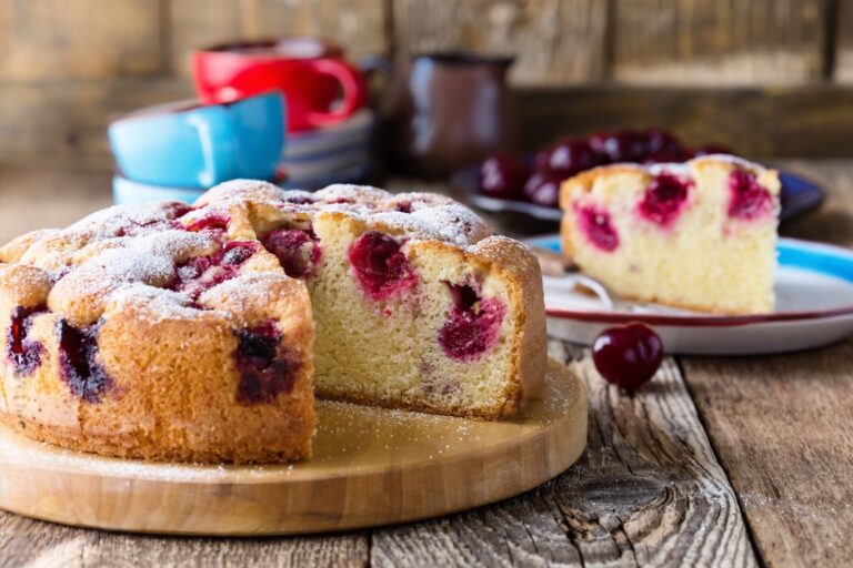 Cherry Cake Recipe - StyleMuse Lady