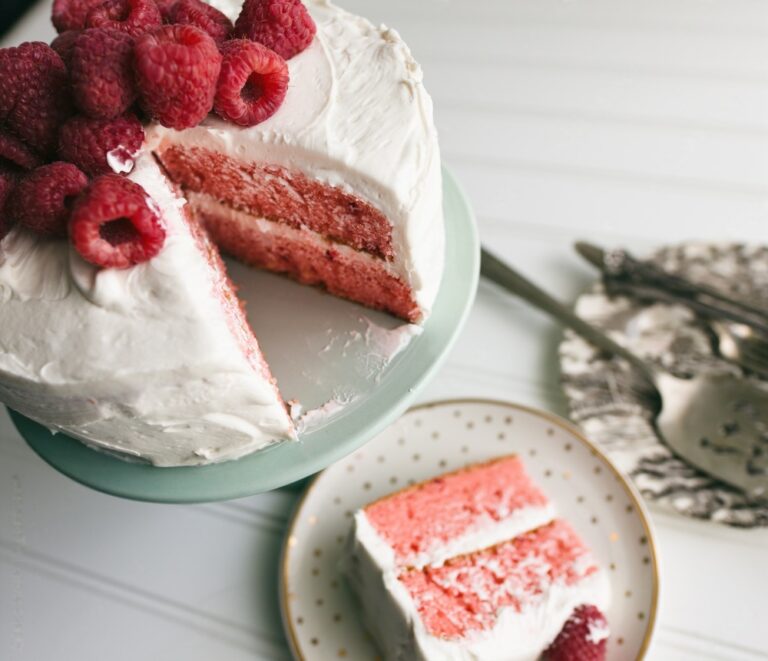 Raspberry Cake Recipe - StyleMuse Lady